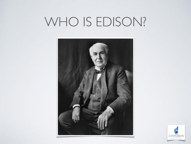Edison & sales | PPT