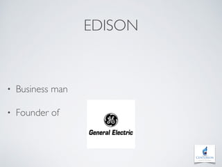 Edison & sales | PPT