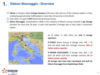 Edison stoccaggio | PPT