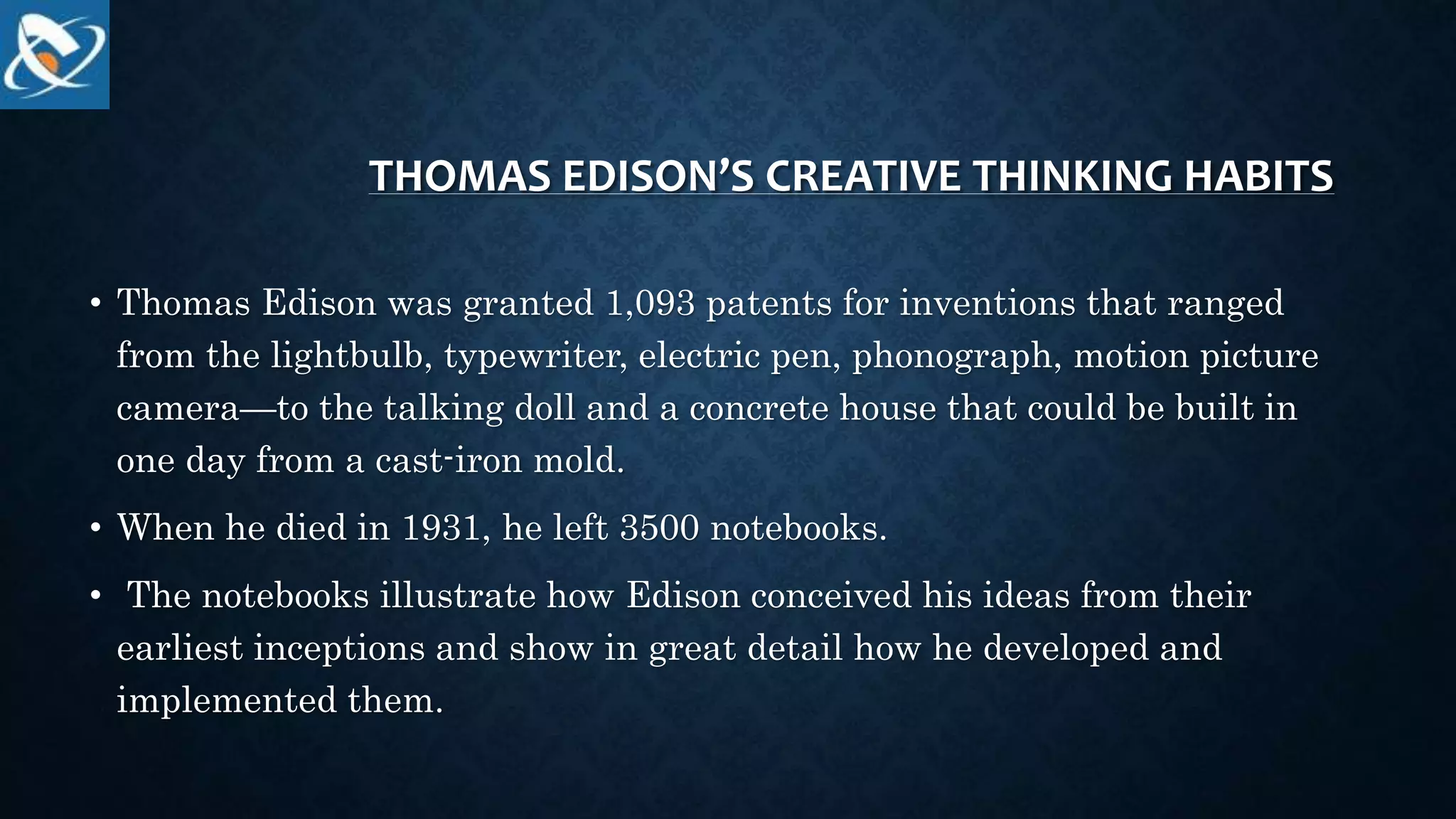 Edison's work habits and thinking about failure.pptx