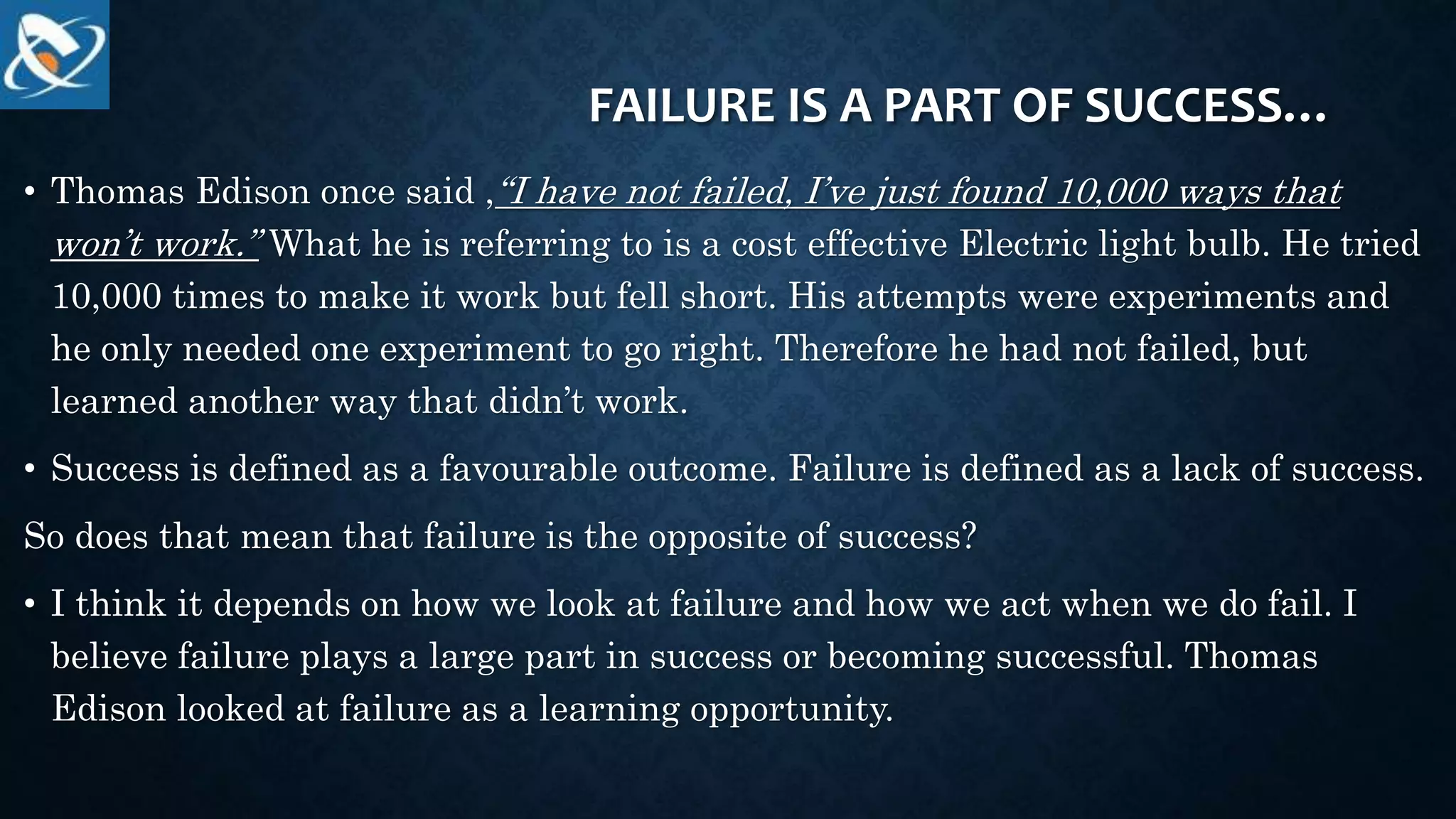 Edison's work habits and thinking about failure.pptx