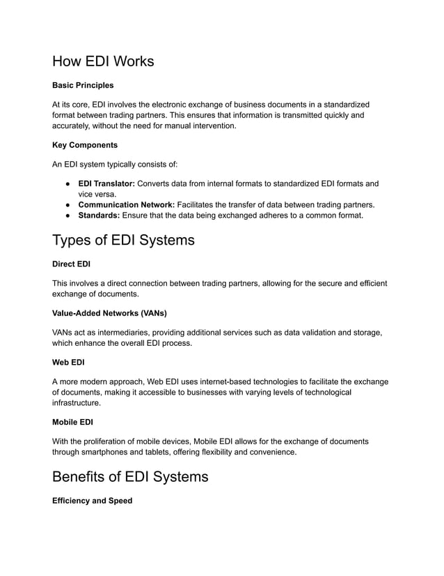 EDI Systems Guide Modern EDI and Costco EDI: Step-by-Step | PDF