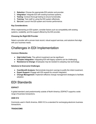EDI Systems Guide Modern EDI and Costco EDI: Step-by-Step | PDF