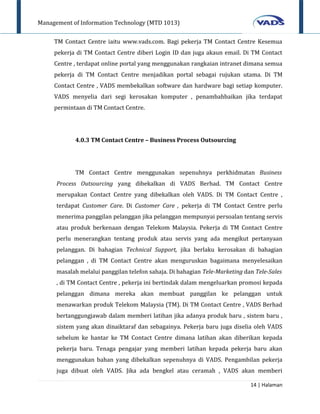 Kajian Di Syarikat VADS | PDF