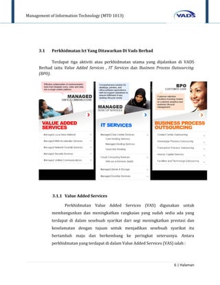 Kajian Di Syarikat VADS | DOC