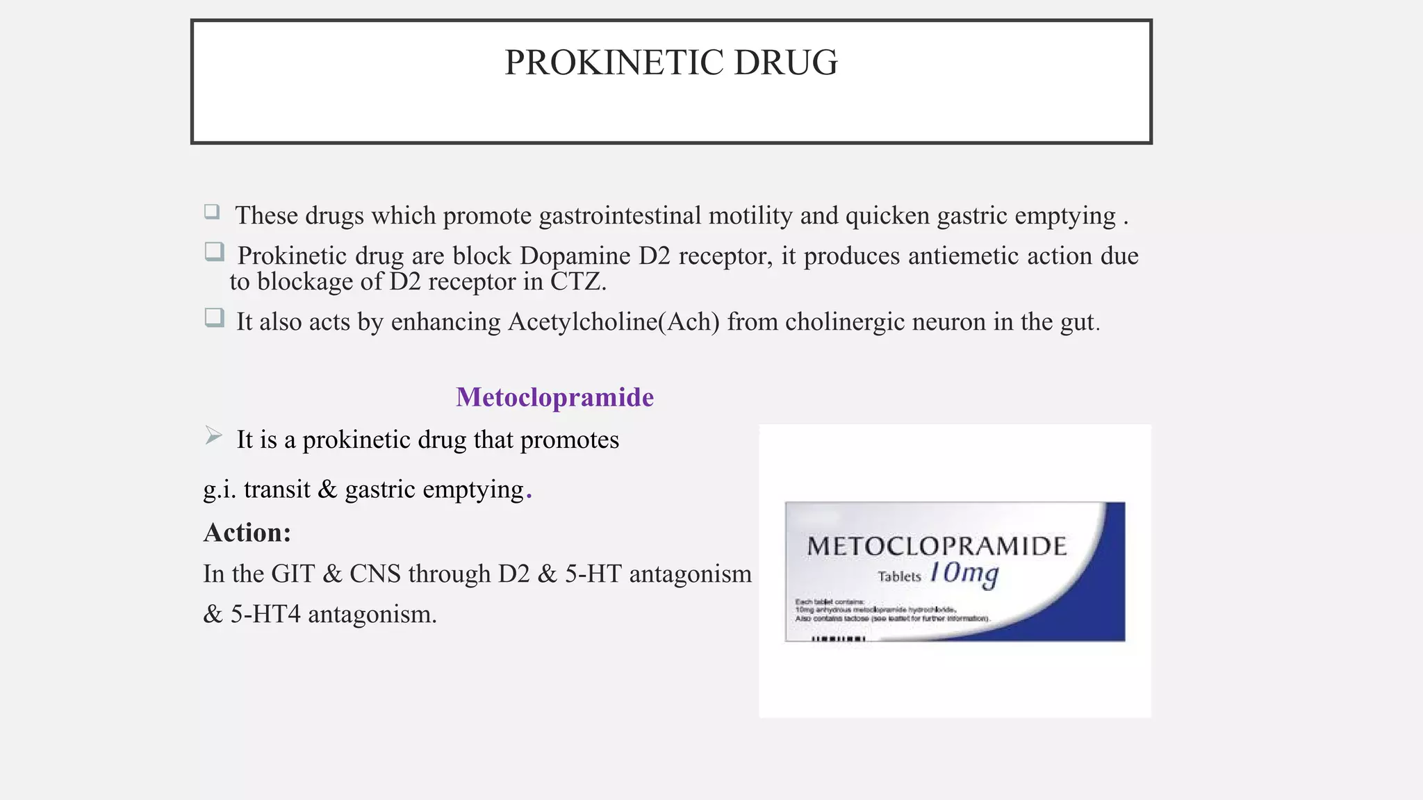 Emetics and Anti-emetics (Pharmacology III) | PPT