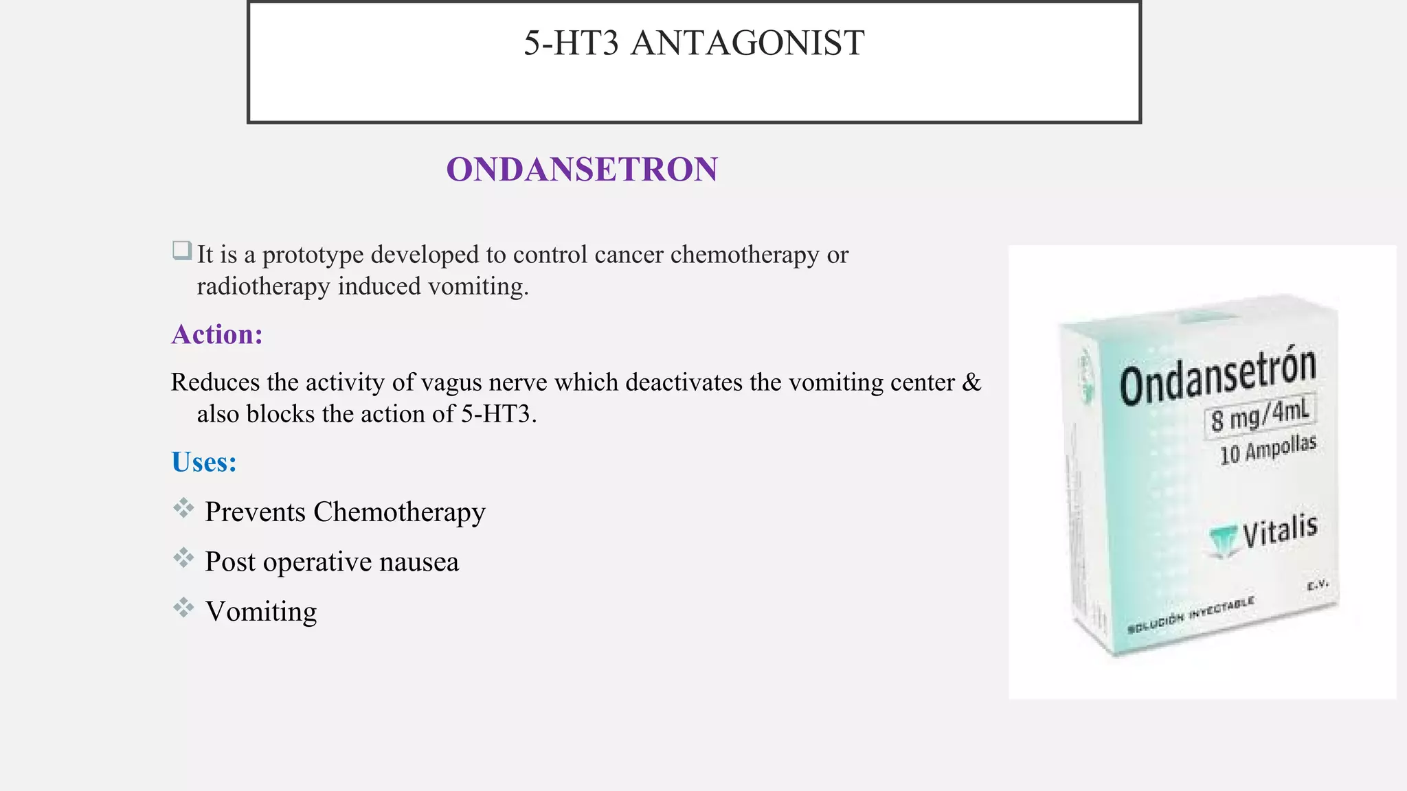 Emetics and Anti-emetics (Pharmacology III) | PPT