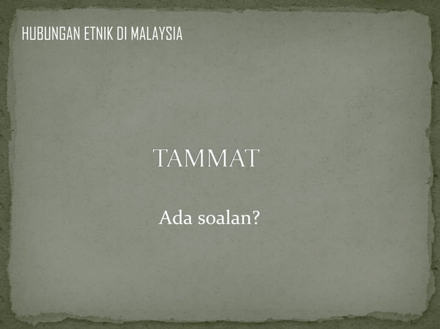 Hubungan Etnik - Baba dan Nyonya | PPT