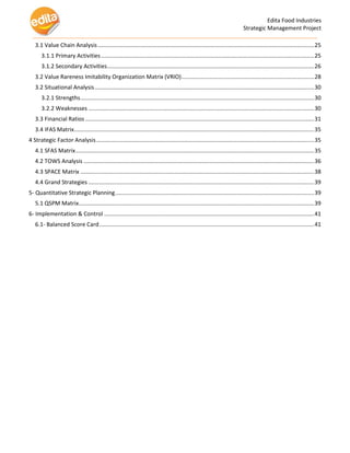 Edita final project - mba - s3 - group f | PDF