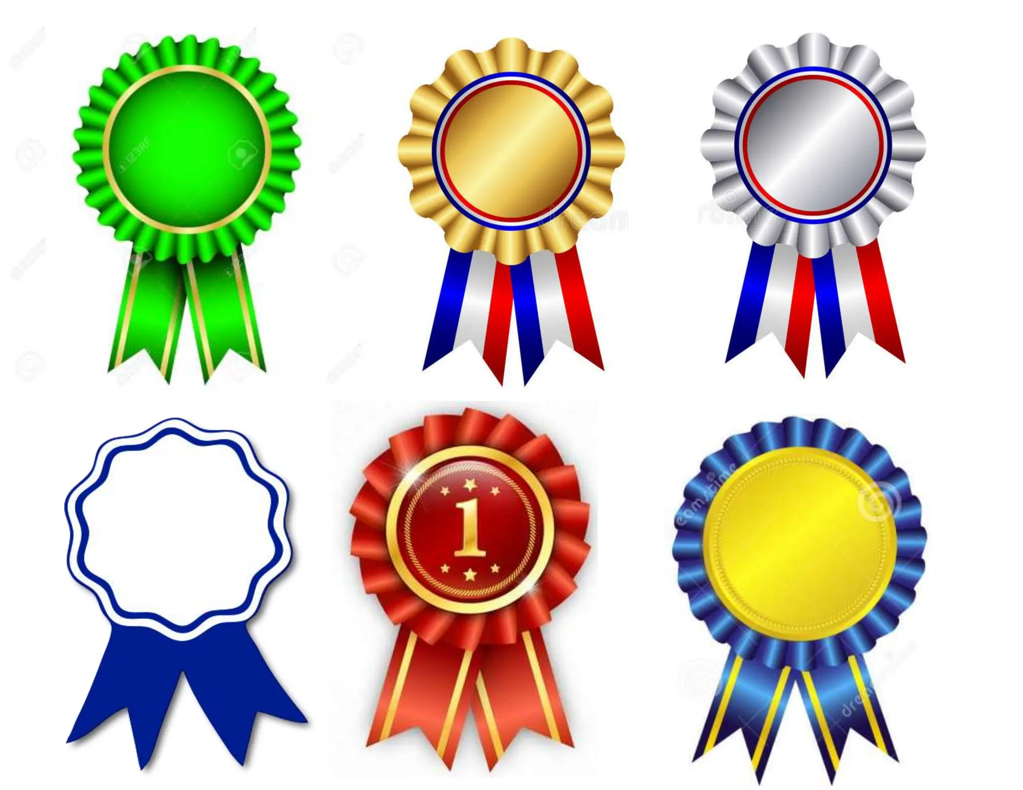 end of school year editable ribbon heads | DOCX