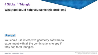 Use Side Lengths and Angle Measures to Draw and Analyze Triangles.pptx