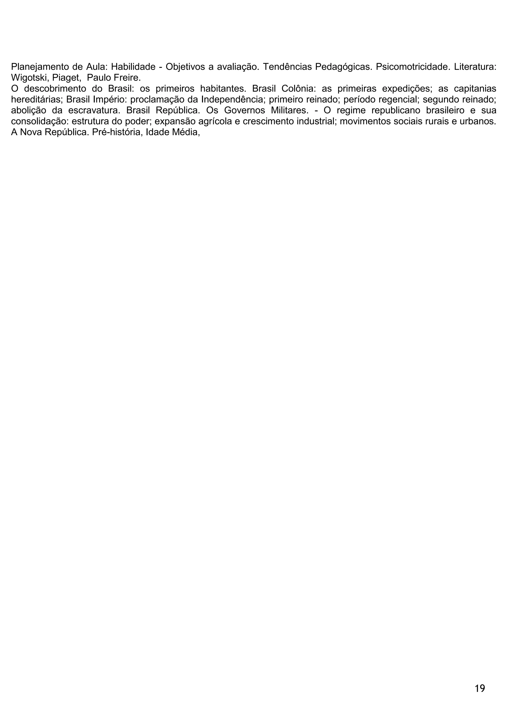 Editalconcurso público 001 retificado | PDF