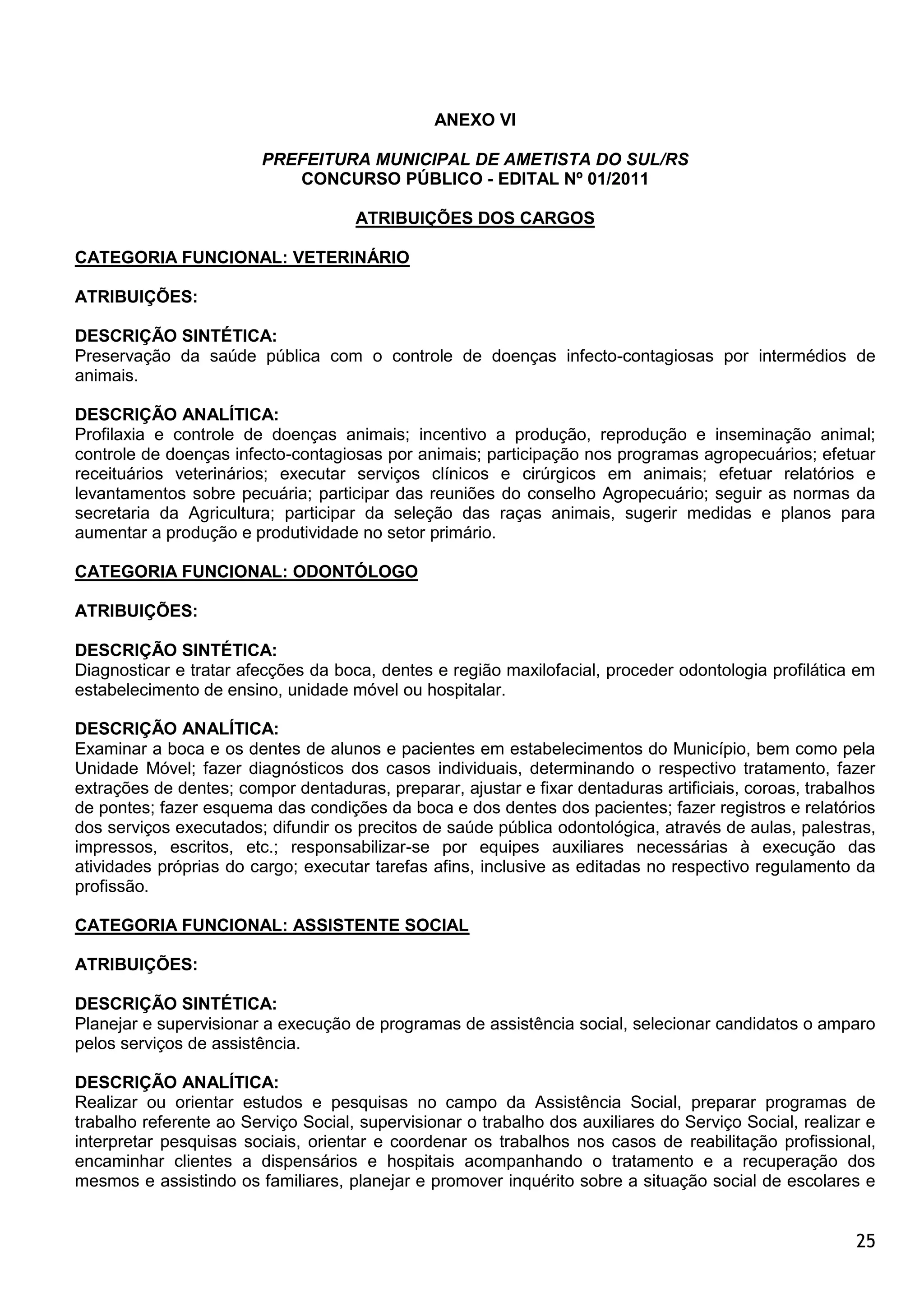Editalconcurso público 001 retificado | PDF