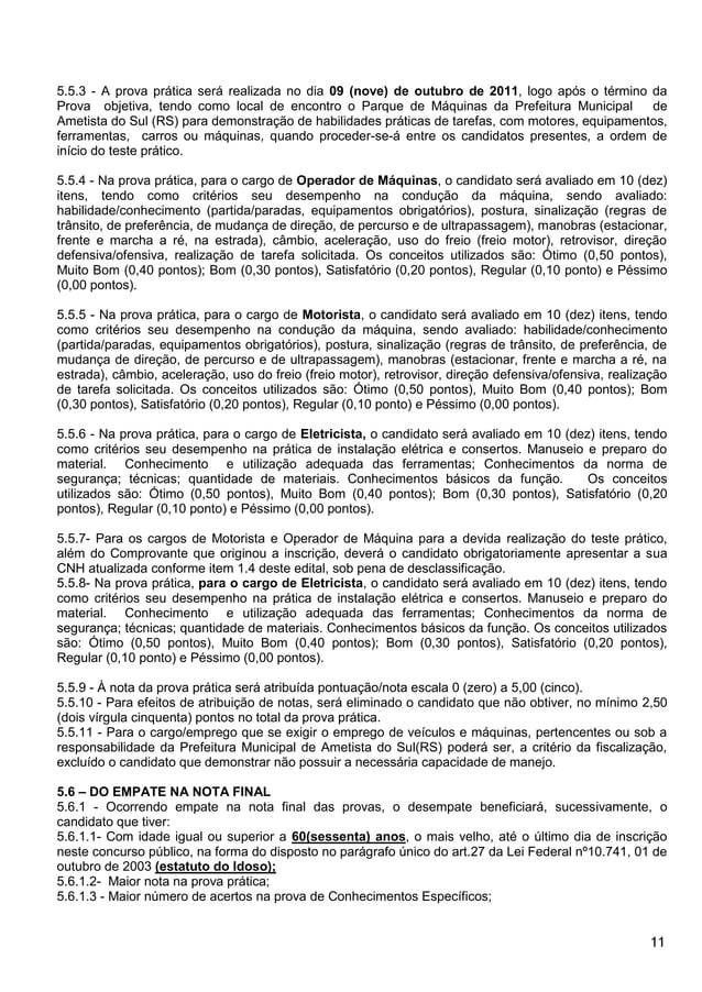Editalconcurso público 001 retificado | PDF