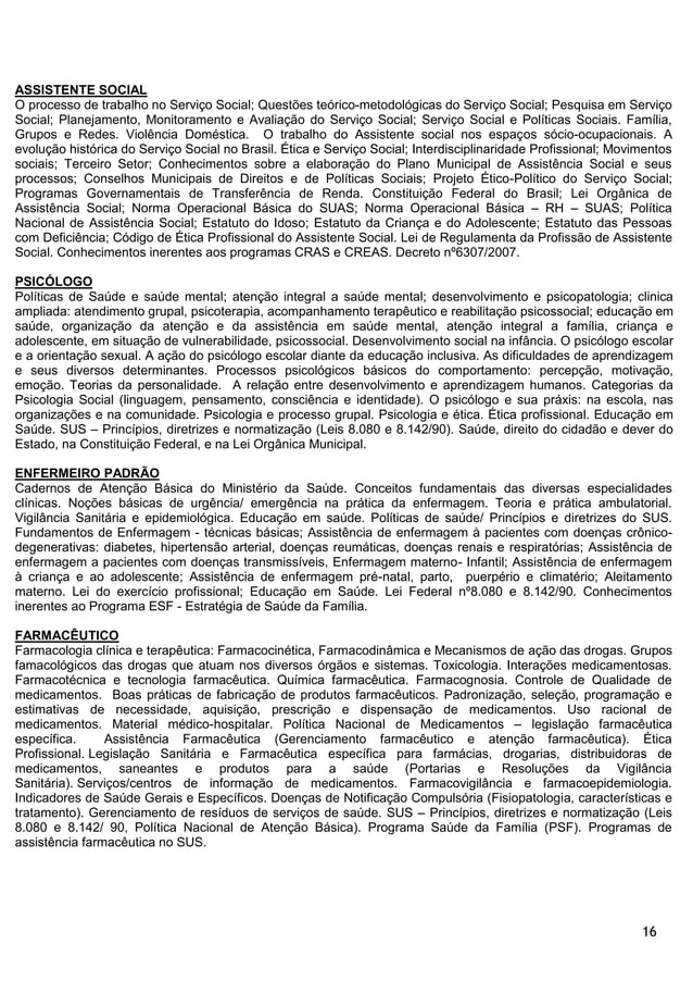 Editalconcurso público 001 retificado | PDF