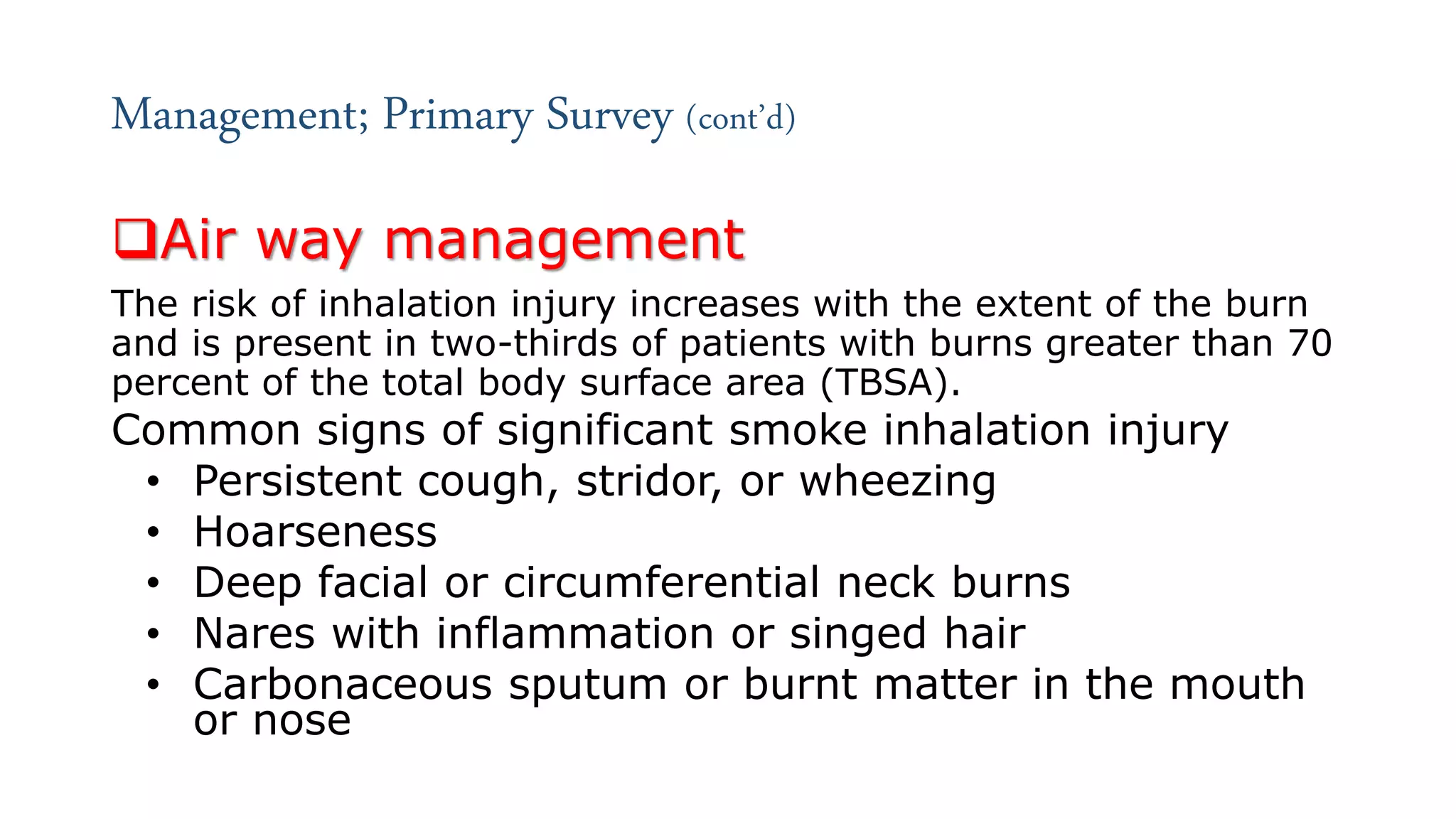Classification, Principles, assessment and management of burn | PPTX
