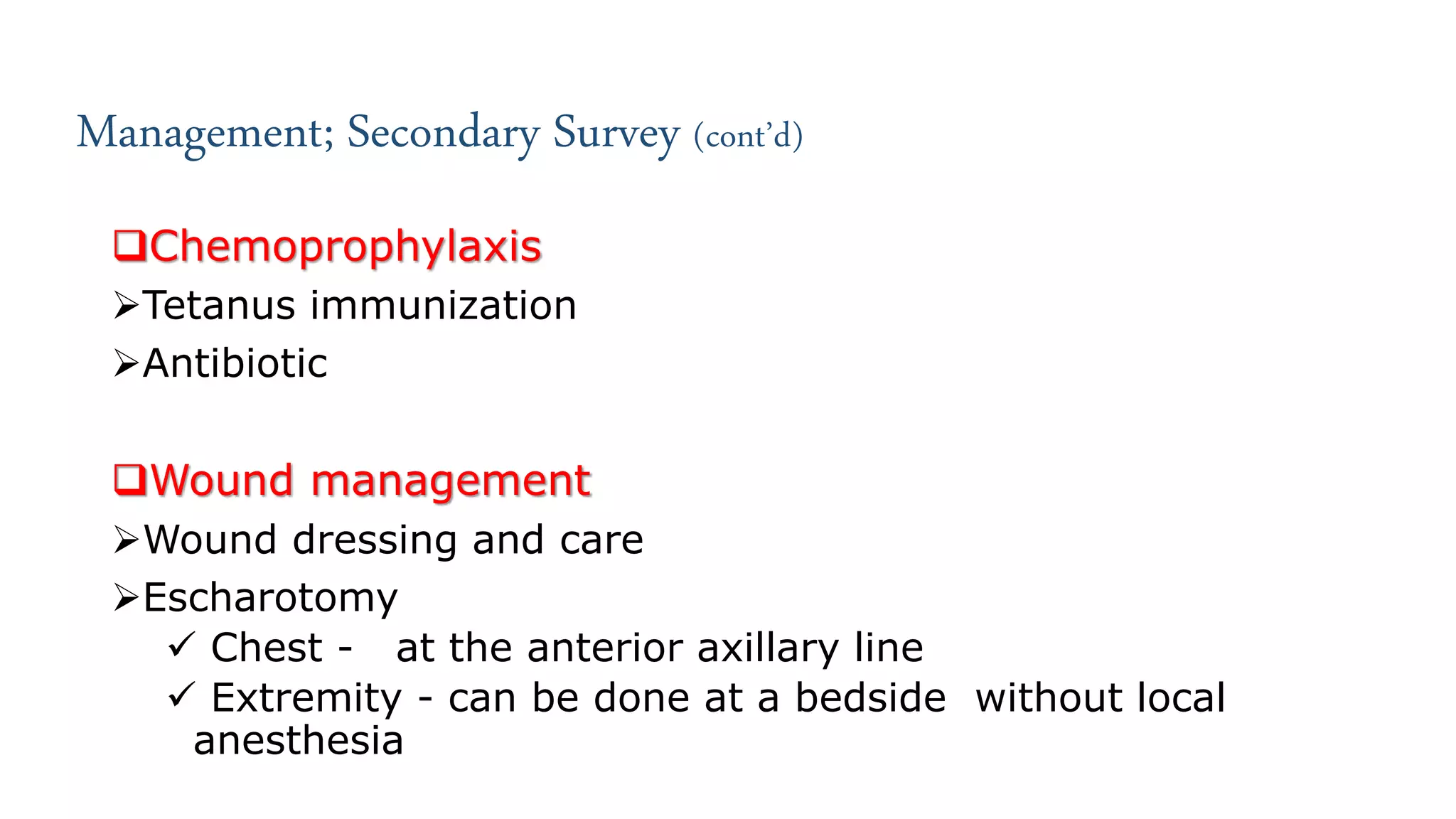 Classification, Principles, assessment and management of burn | PPTX