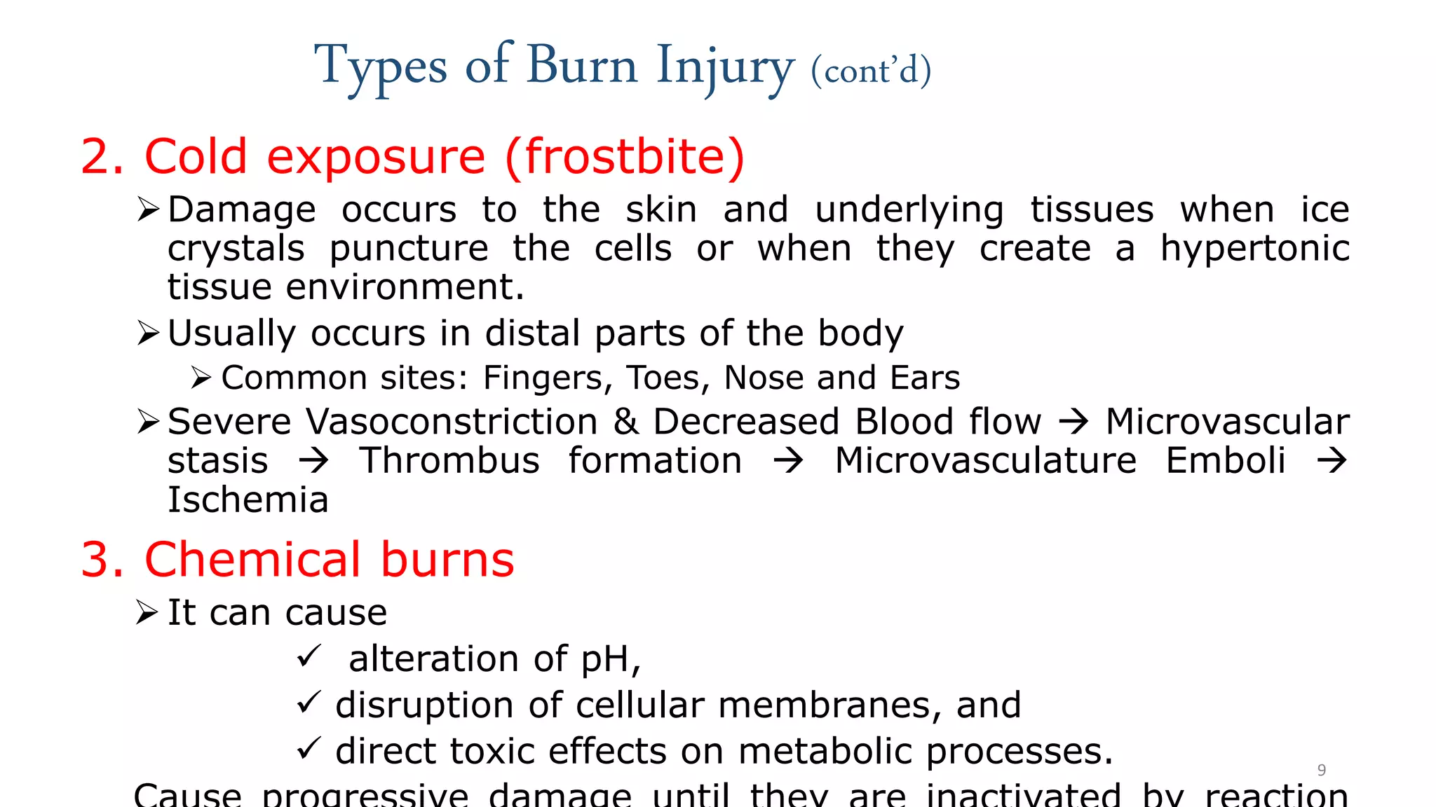 Classification, Principles, assessment and management of burn | PPTX