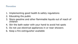 Classification, Principles, assessment and management of burn | PPTX