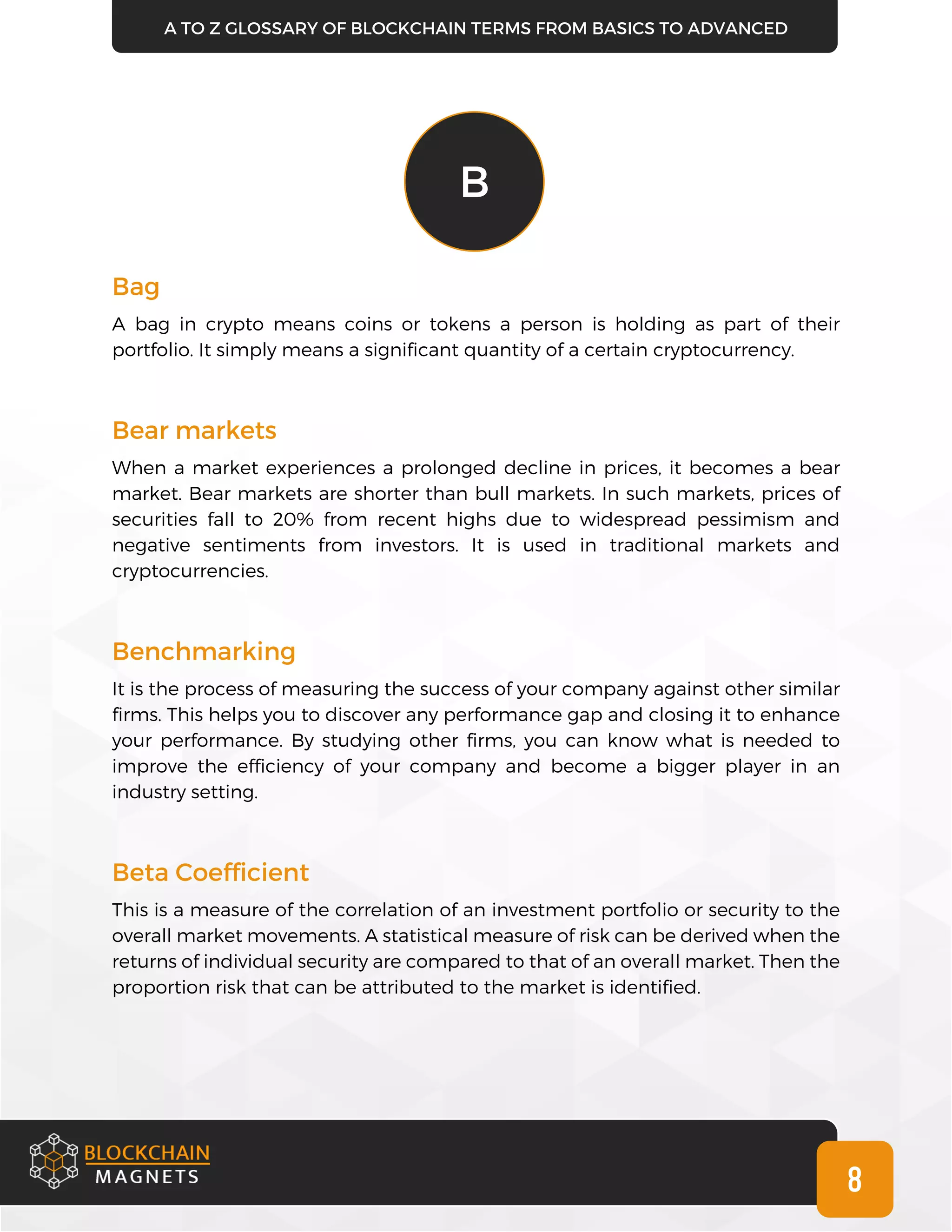 Blockchain Glossary | PDF