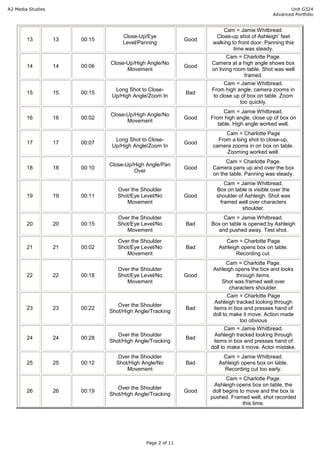 Edit decision list | DOCX