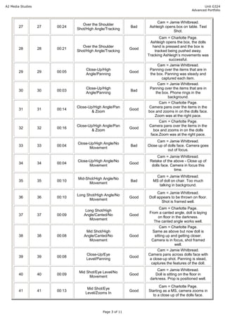 Edit decision list | DOCX