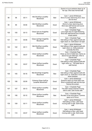 Edit decision list | DOCX