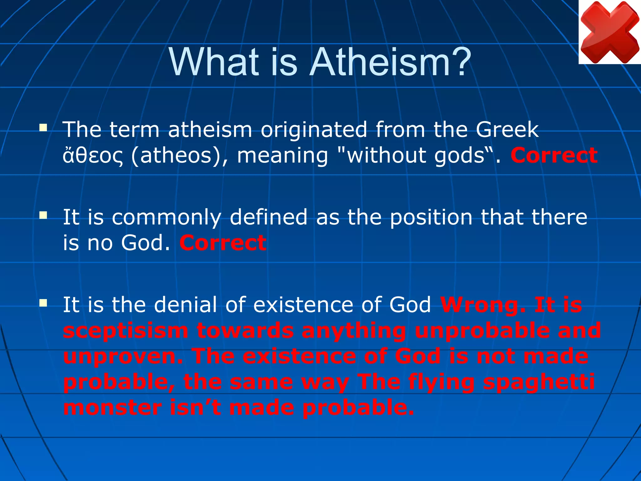 Atheism revisited | PPT