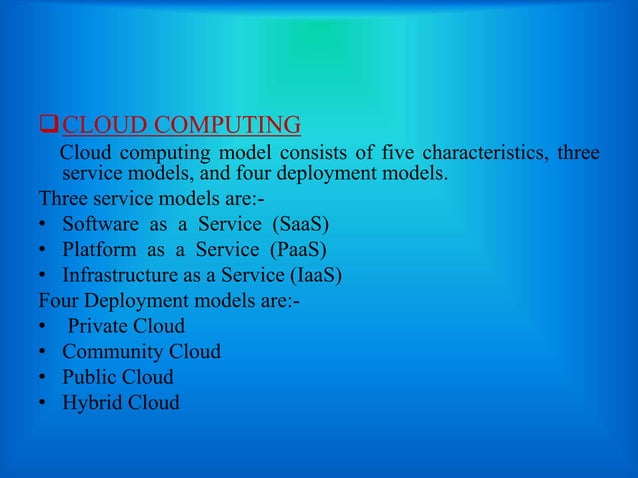 MOBILE CLOUD COMPUTING USING CRYPTOGRAPHIC HASH FUNCTION | PPT