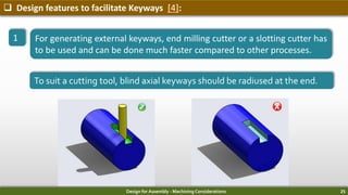Design For Assembly- Machining COnsideration | PPT