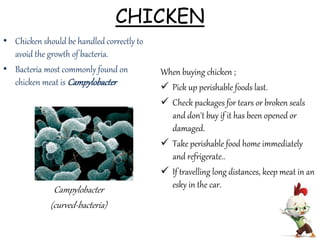 Chicken, Poultry and Food Safety | PPTX