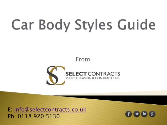 Car Body Style Guide | PPT