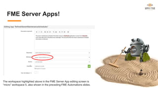 Taking a Micro-Services Approach to FME Server Workspace Design | PPT