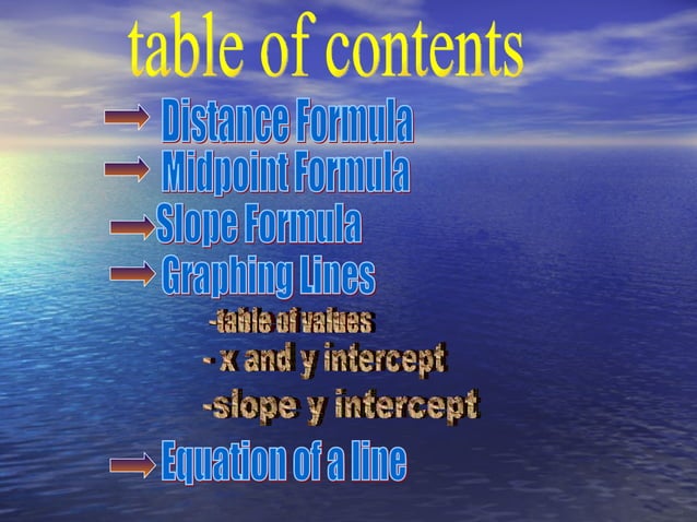 Edited Per4 Analytic Geometry Ppt