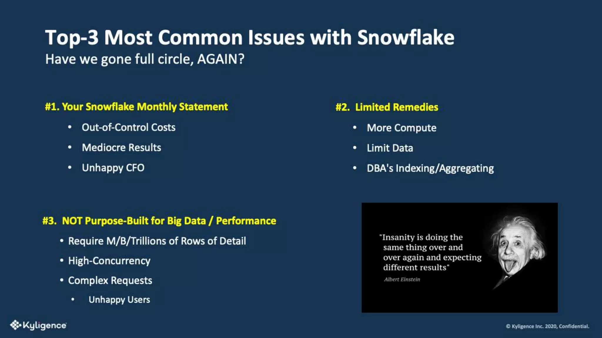 Snowflake: The Good, the Bad, and the Ugly | PPTX