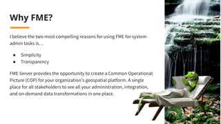 System Administration Using FME | PPTX