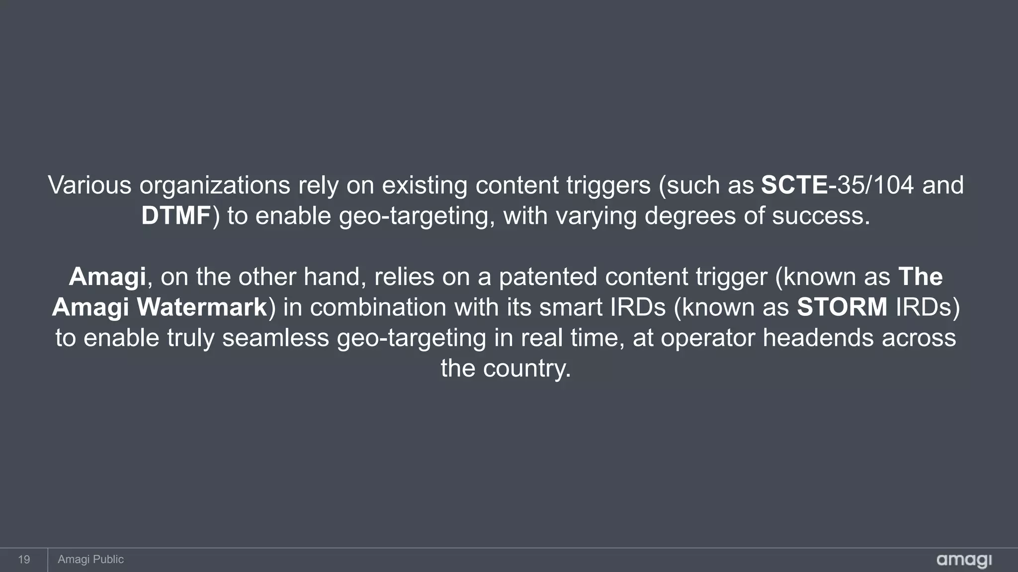Geo-targeting cheat sheet | Amagi | PPTX