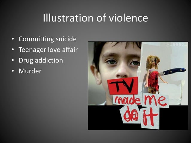 Television violence how effects on children | PPTX