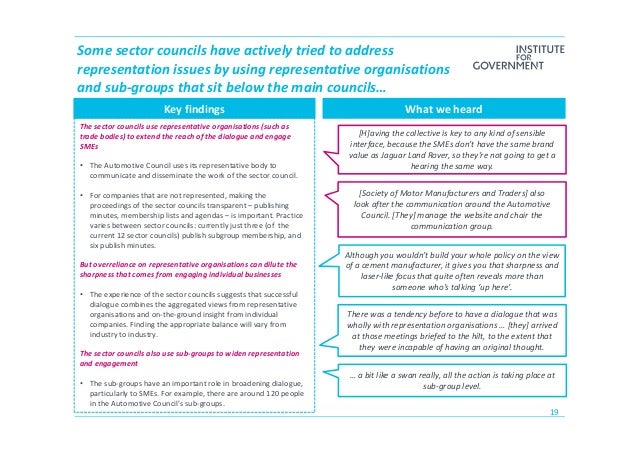 Creating and sustaining an effective strategic dialogue with business