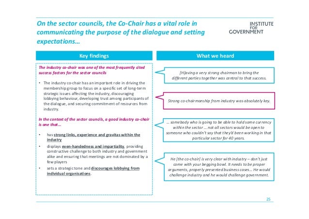 Creating and sustaining an effective strategic dialogue with business