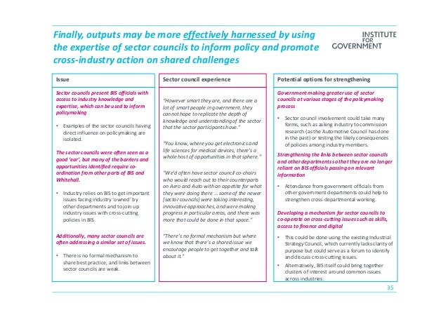 Creating and sustaining an effective strategic dialogue with business