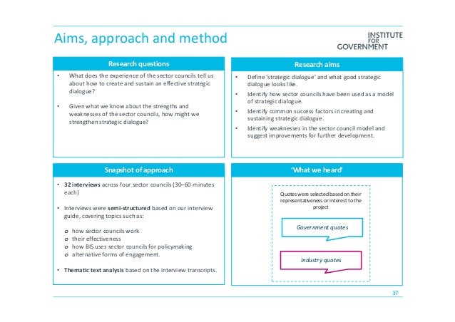 Creating and sustaining an effective strategic dialogue with business