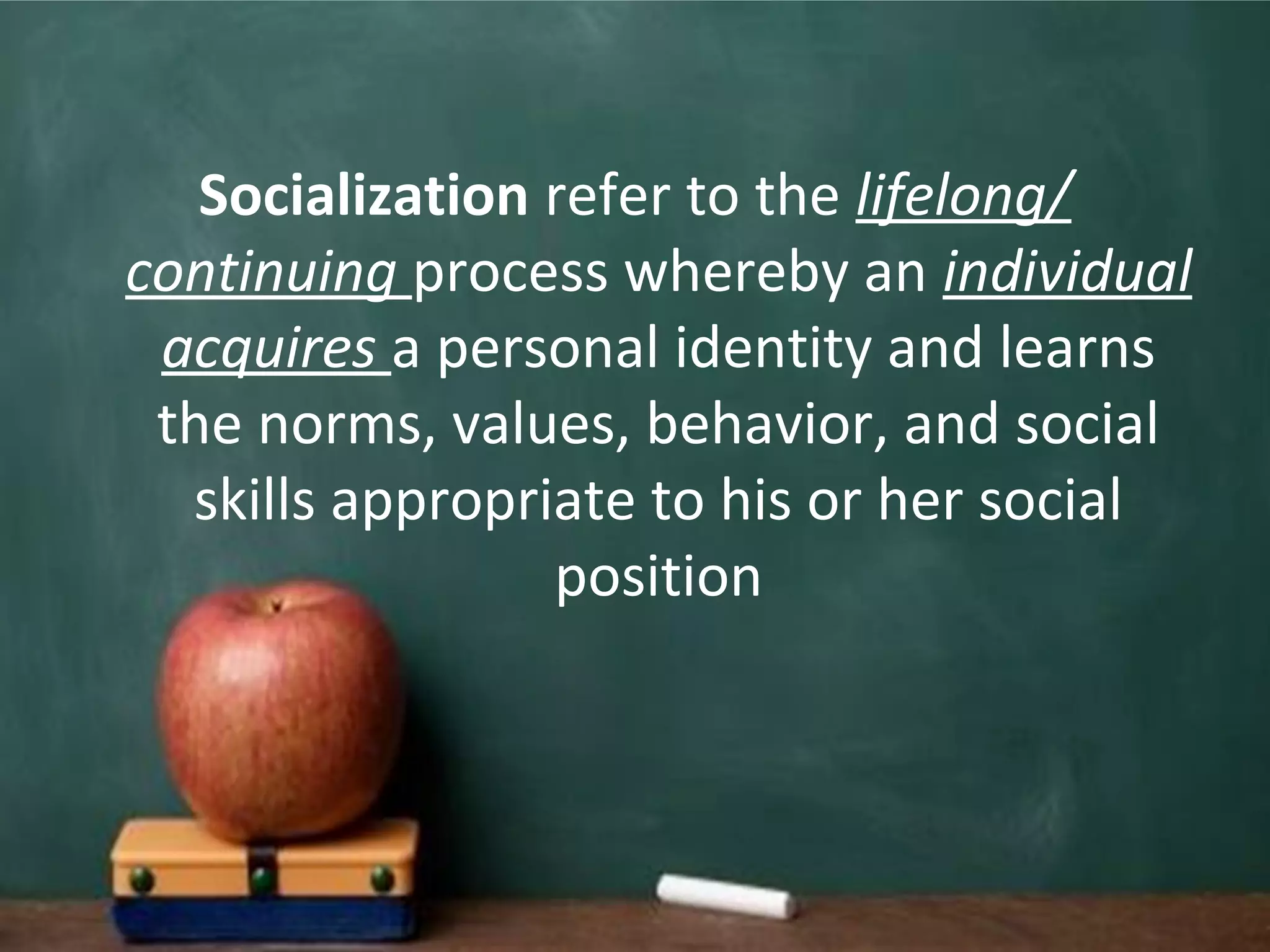 Child and Adolescent Development (Socialization) | PPT