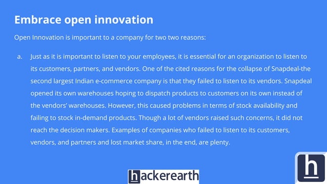 6 rules of enterprise innovation | PPT