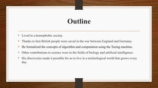 Edited alan turing-presentation | PPT