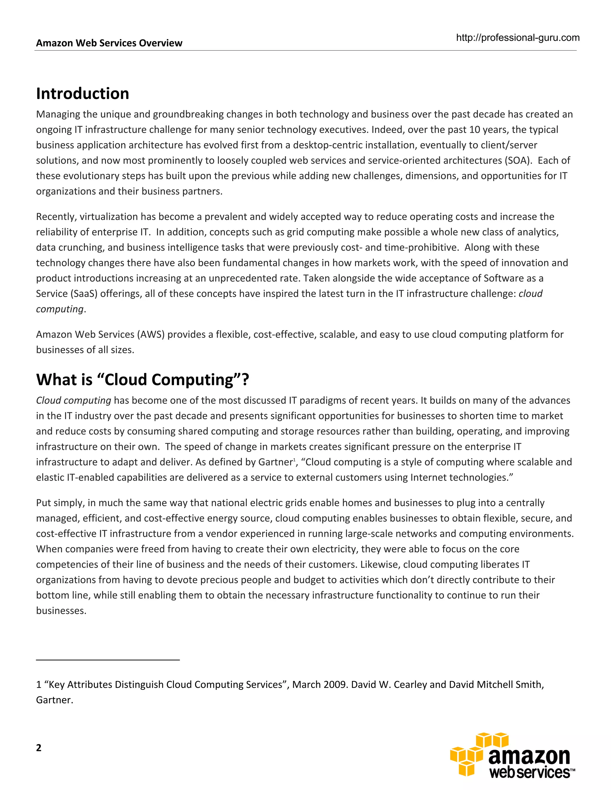 introduction to AWs | PDF