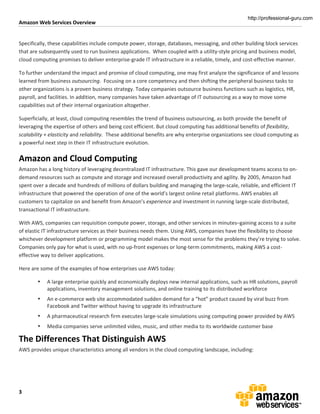 introduction to AWs | PDF