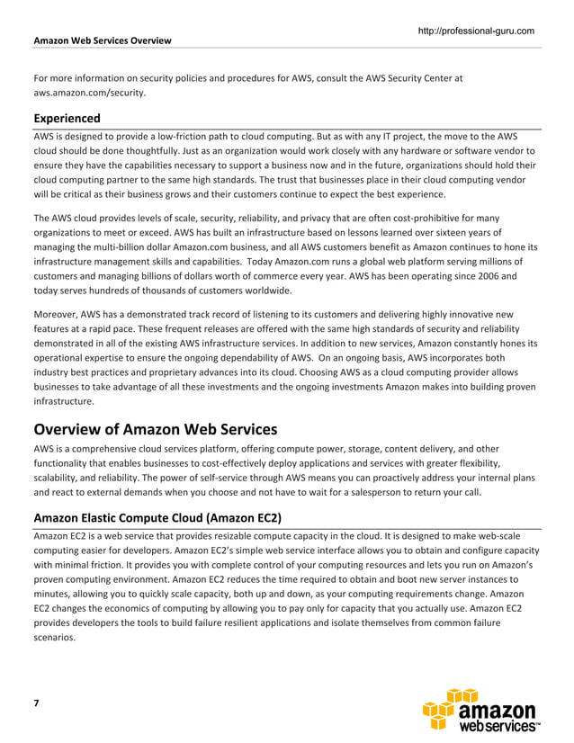 introduction to AWs | PDF