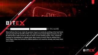 The New Way to Transfer Money Anywhere in the World | Bitex Global Co. | PPT | Credit Cards ...