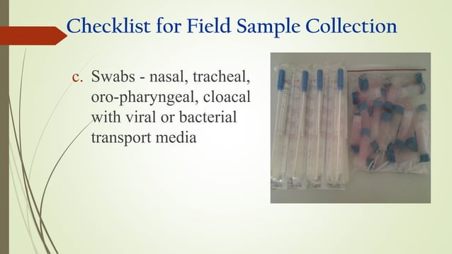 Collection and Handling of Specimens for Laboratory Diagnosis | PPT